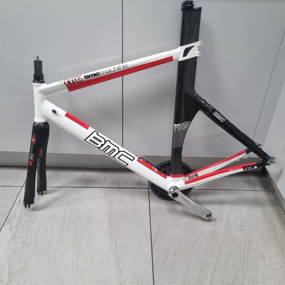 BMC TIME MACHINE TT02 TIME TRIAL TT TRIATHLON FRAME FRAMESET LARGE (70 ...