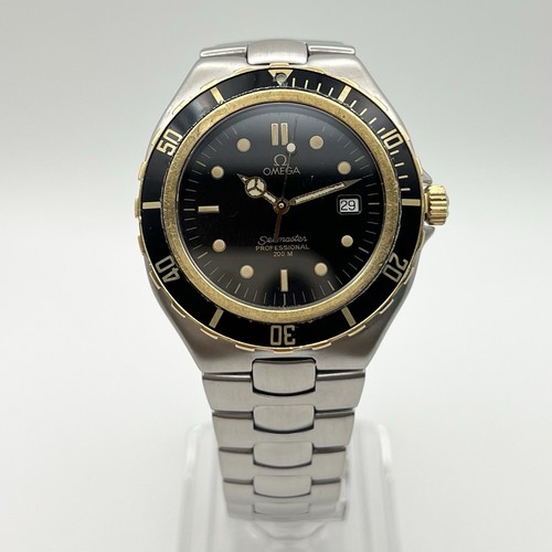 Vintage Omega Seamaster 200m Quartz Pre-Bond Two Tone 39mm Men's Watch ...