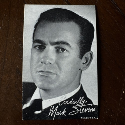 1950s Mark Stevens Black & White Arcade Card | eBay