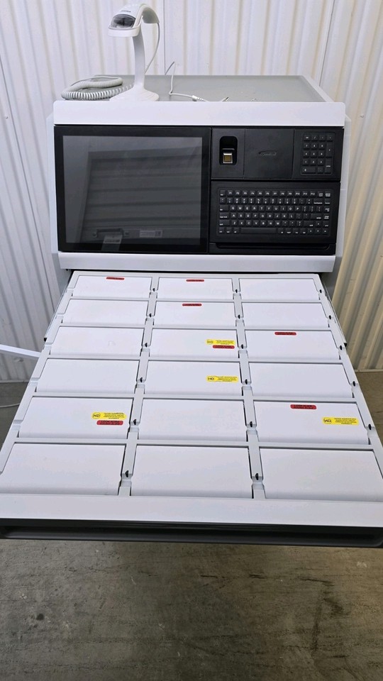 Omnicell XT Half Height Cabinet 2 drawers with 4 shelf cabinet, | eBay