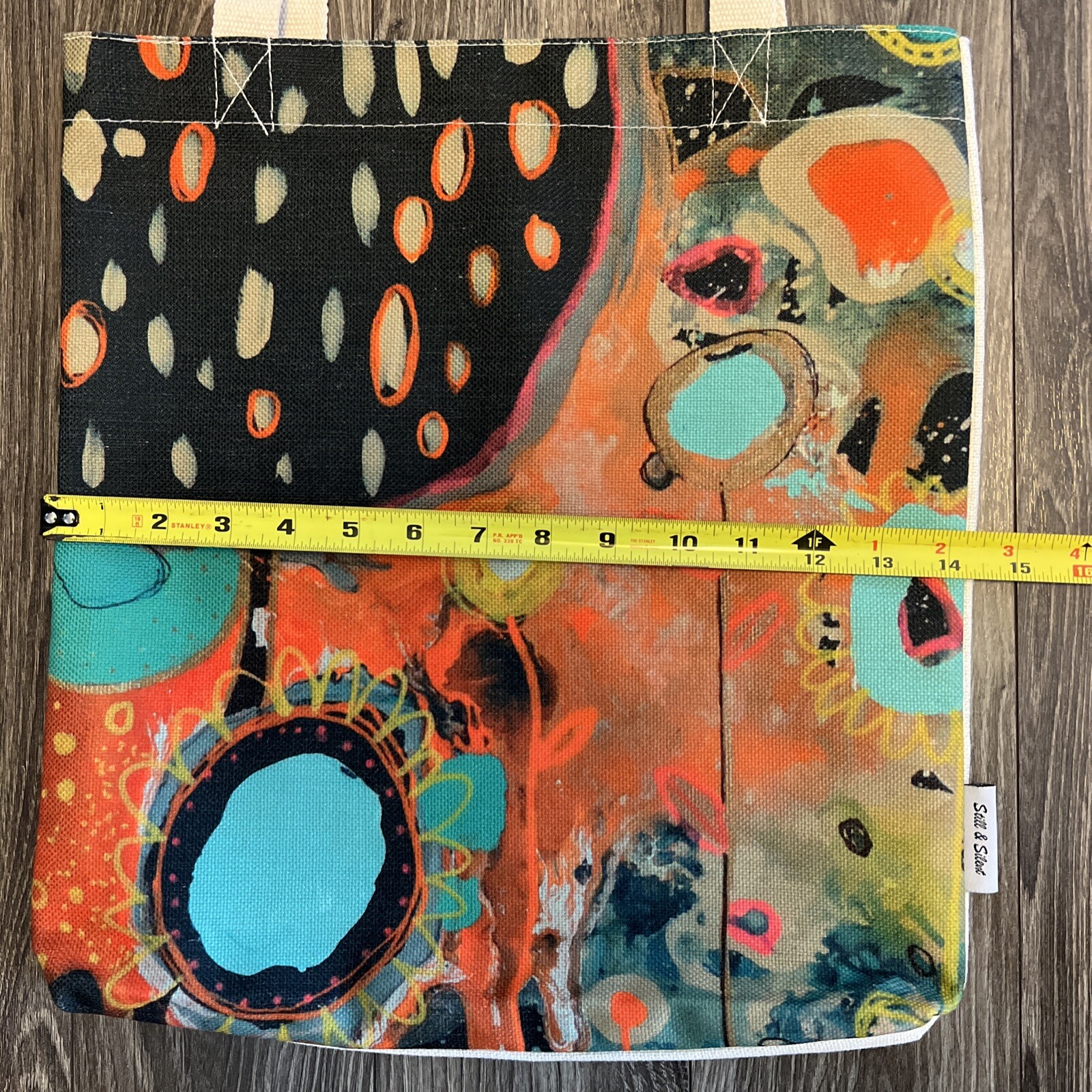 Still & Silent Canvas Tote Bag ABSTRACT ART CELL Canadian Artist ...