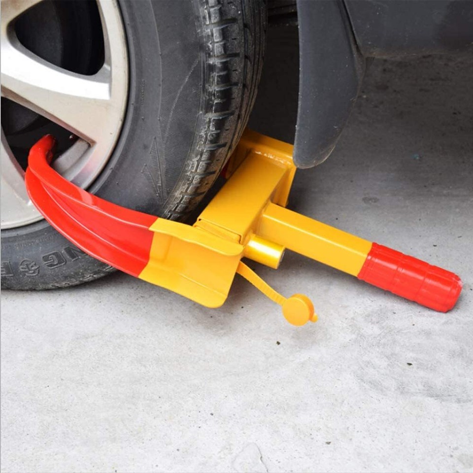 Wheel Lock Clamp Claw Boot Tire Trailer Truck Car Boat Towing Anti ...