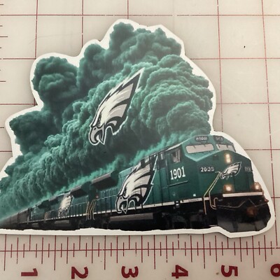 PHILADELPHIA EAGLES TRAIN MAGNET 5 X 6 Inches | eBay