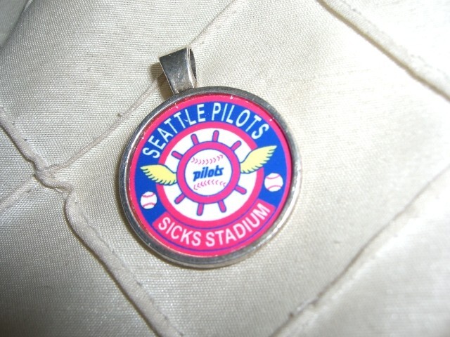 MLB Seattle Pilots "Sicks Stadium" Pendant Charm Medallion. Ultra Rare ...