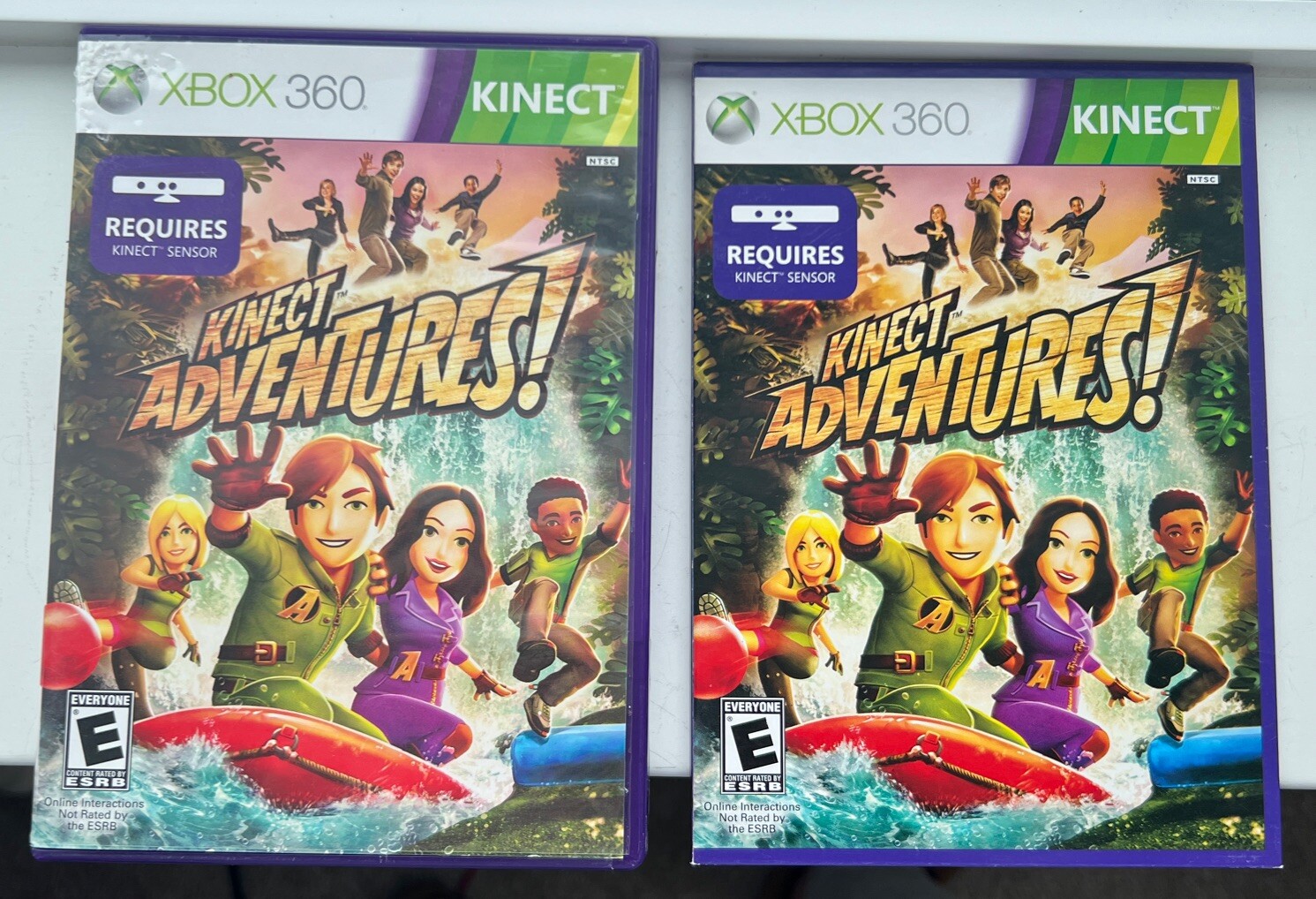 Kinect Adventures XBOX 360 Kinect Sensor Game Set Of 2 | eBay