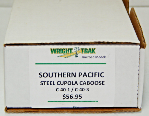 Wright Trak - HO - Southern Pacific C-40-1/3 Steel Caboose Kit, Pre ...