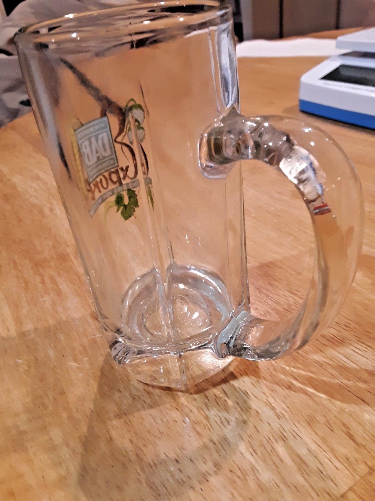 DAB EXPORT DORTMUNDER ACTIEN BRAUEREI GLASS BEER MUGS 10oz 5-1/4" Tall ...