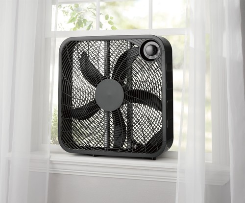 20-inch 3-Speed Box Fan, Black | eBay