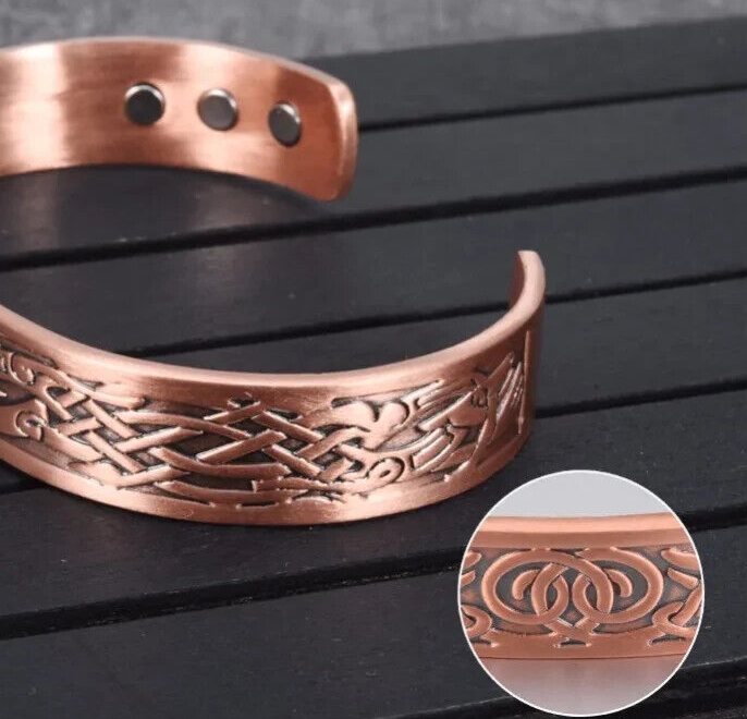 100% Pure Copper Bracelet Healing Bracelet. Unisex, Hand Made High ...