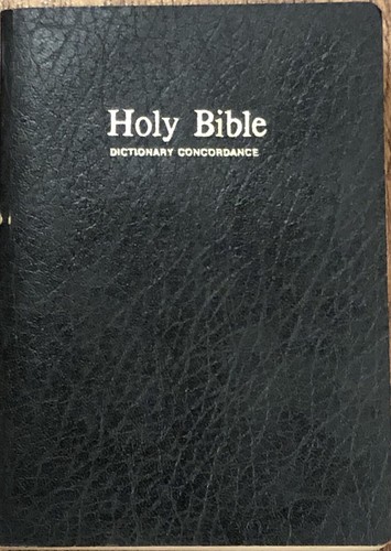 Holy Bible King James Version Red Letter Concordance Dictionary ...