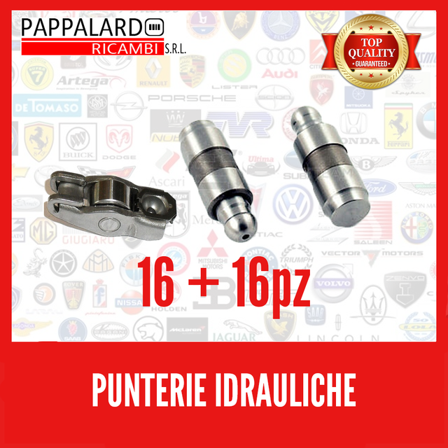 Punterie Martelletti originali FIAT 32 pz 1.3 MJT 73501138 46475925 ...