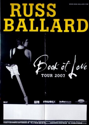 BALLARD, RUSS - 2007 - Plakat - In Concert - Book of Love Tour - Poster ...