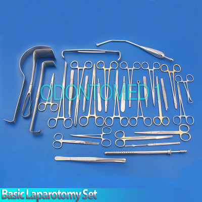 Basic Laparotomy Set 83 Pcs Surgical Instruments Surgery Medical ...