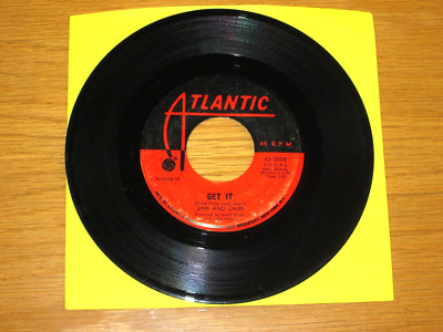 SOUL 45 RPM - SAM & DAVE - ATLANTIC 2608 - "GET IT" + "BORN AGAIN" | eBay