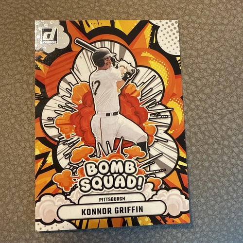 2025 Panini Donruss Baseball Konnor Griffin BOMB SQUAD Insert Card #3 | eBay