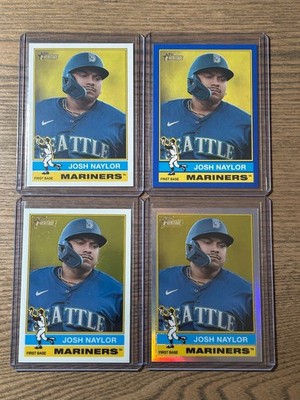 Josh Naylor 2025 Topps Heritage High Number (4) Card Lot Base, Blue ...