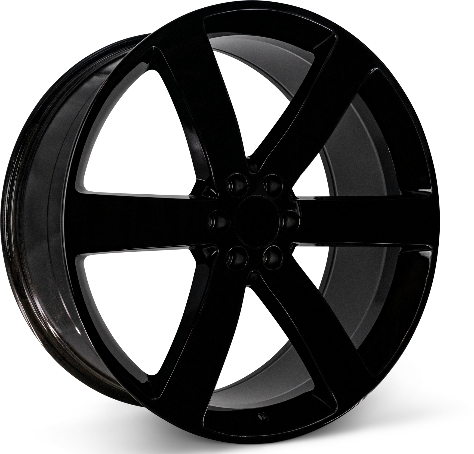 24 TBSS Rims Gloss Black Wheels Fit Chevy Tahoe Silverado GMC Sierra ...