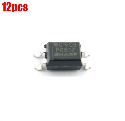 12Pcs PC817 PC817C PC817/C PC817 Sharp Sop 4 Precise Smd Optocoupler Cf ...