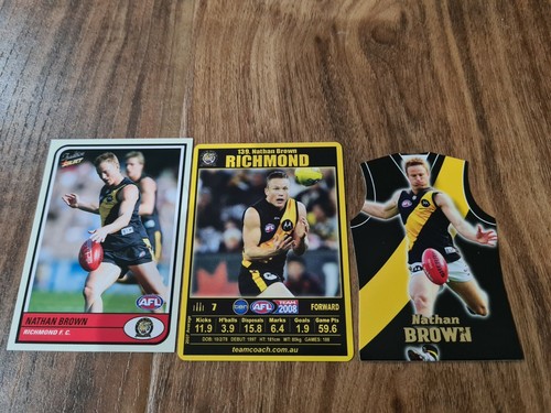 Nathan Brown Richmond Cards X3 | eBay