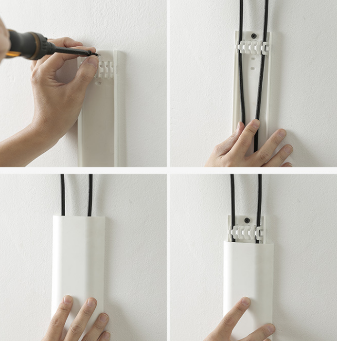 5pcs Data cable storage and cable manager wire snap holder self ...