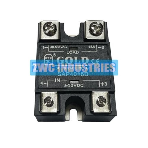1PC New For GOLD Solid state relay SAP4015D 15A 3-32VDC 40-530VAC | eBay