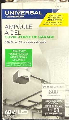 = Chamberlain Garage Door Opener LED 60W Bulb 800 Lumens CHLED1 | eBay