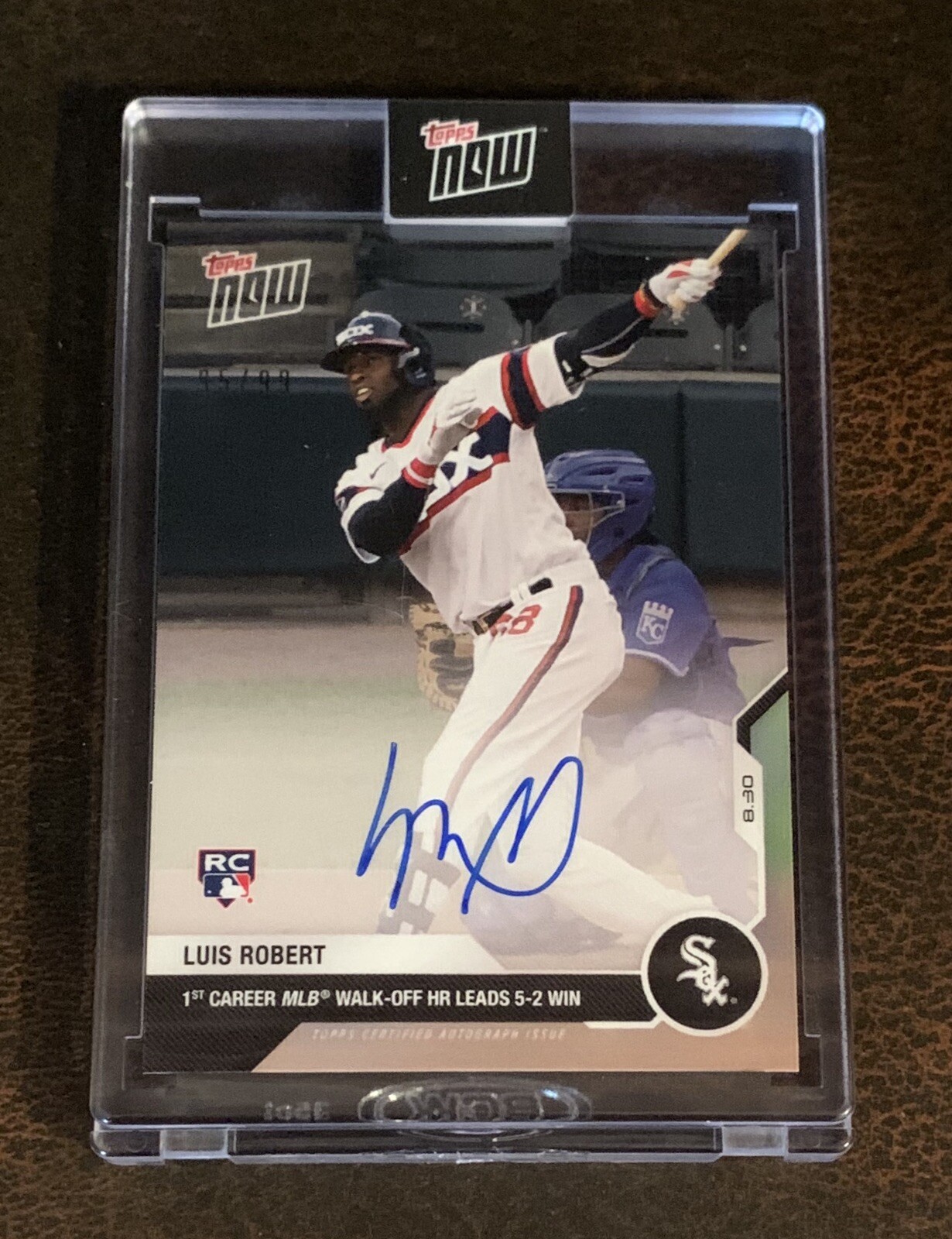 2020 TOPPS NOW #177A LUIS ROBERT AUTO 95/99 - 1ST CAREER WALK-OFF HR | eBay