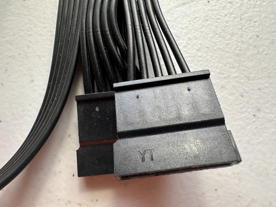 EVGA SATA TRIPLE 6-PIN POWER SUPPLY CABLE WIRE CORD - GENUINE ORIGINAL ...