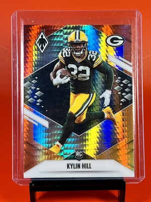 2021 Panini Phoenix Kylin Hill Fire Burst Rookie #177 Packers | eBay