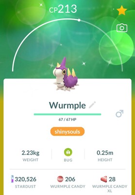Pokémon Go Shiny Wurmple Trade! Registered Or 30 Day Friends! *See ...
