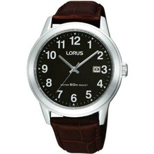 Vintage Lorus Tidal 50m Water Resist Black Dial Date Function Dive ...