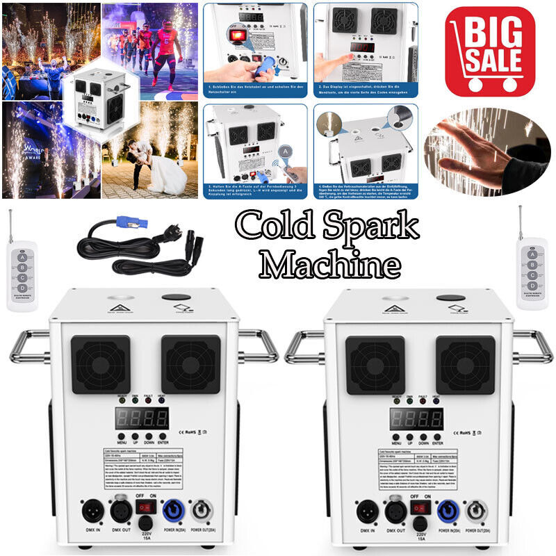 700W Cold Spark Machine Party Stage Sparkle DJ Party Show With Flight ...