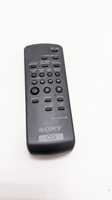 OEM Sony Rm-sx800 CD Player Remote Control MINT Satisfaction 100 ...