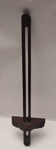 Vtg Unique MAHOGANY TWIN BEAM Wood T-Square Scribe Carpenter ...