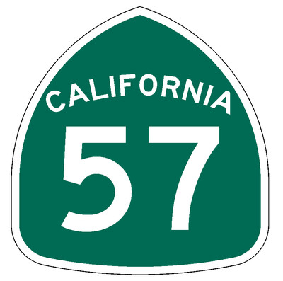 California State Route 57 Sticker Decal R990 Highway Sign Road Sign | eBay