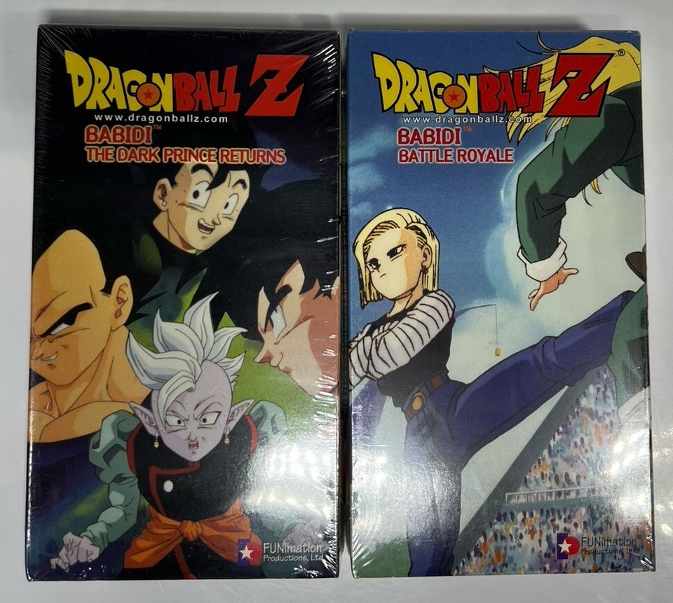 2 SEALED Edited Babidi Saga Tapes TV Version VHS Dragon Ball Z New ...