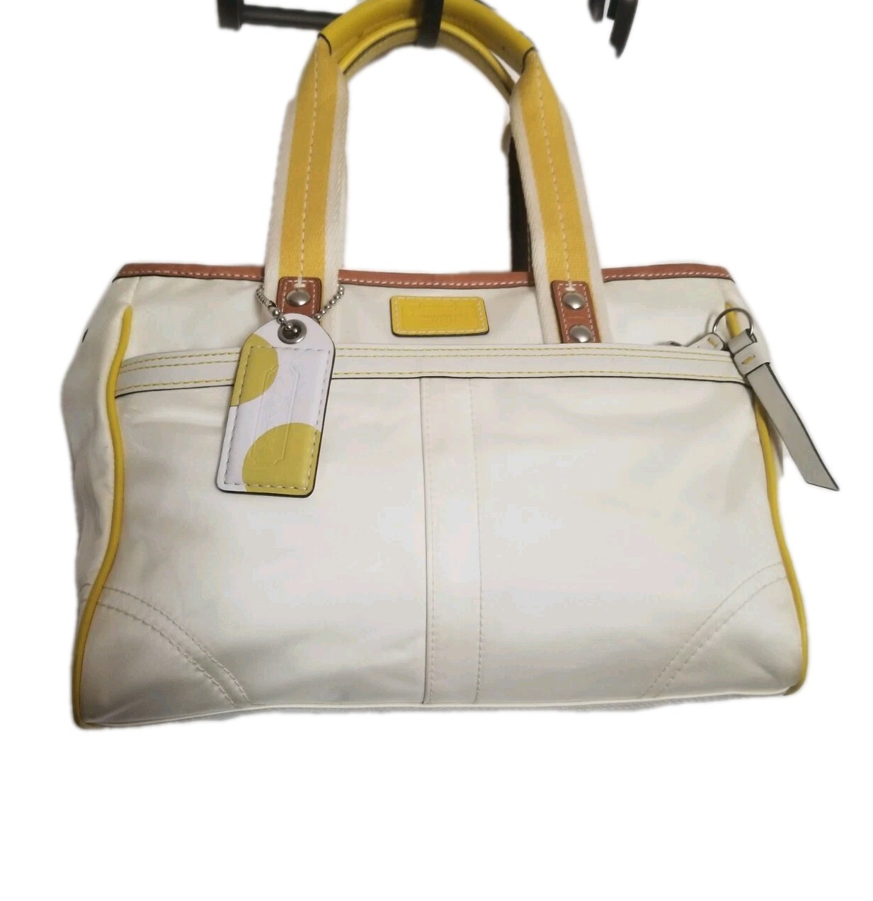 Coach Vintage Hampton Satchel In Ivory- Medium Size i… - Gem