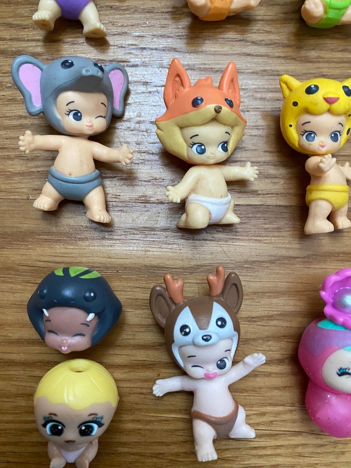 Moose Toys Twozie Baby Mini Figure Bundle Twozies Combi P&P 11 Babies ...