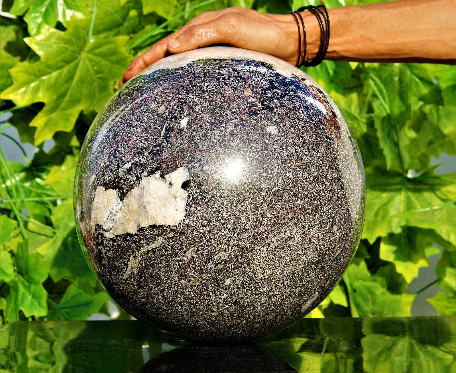 Big Red Ruby Spinel Matrix Crystal Quartz Chakra Healing Decor Stone ...