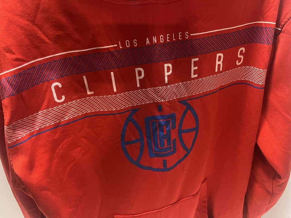 Los Angeles Clippers NBA men’s Hooded Sweatshirt UNK Black Label Size ...
