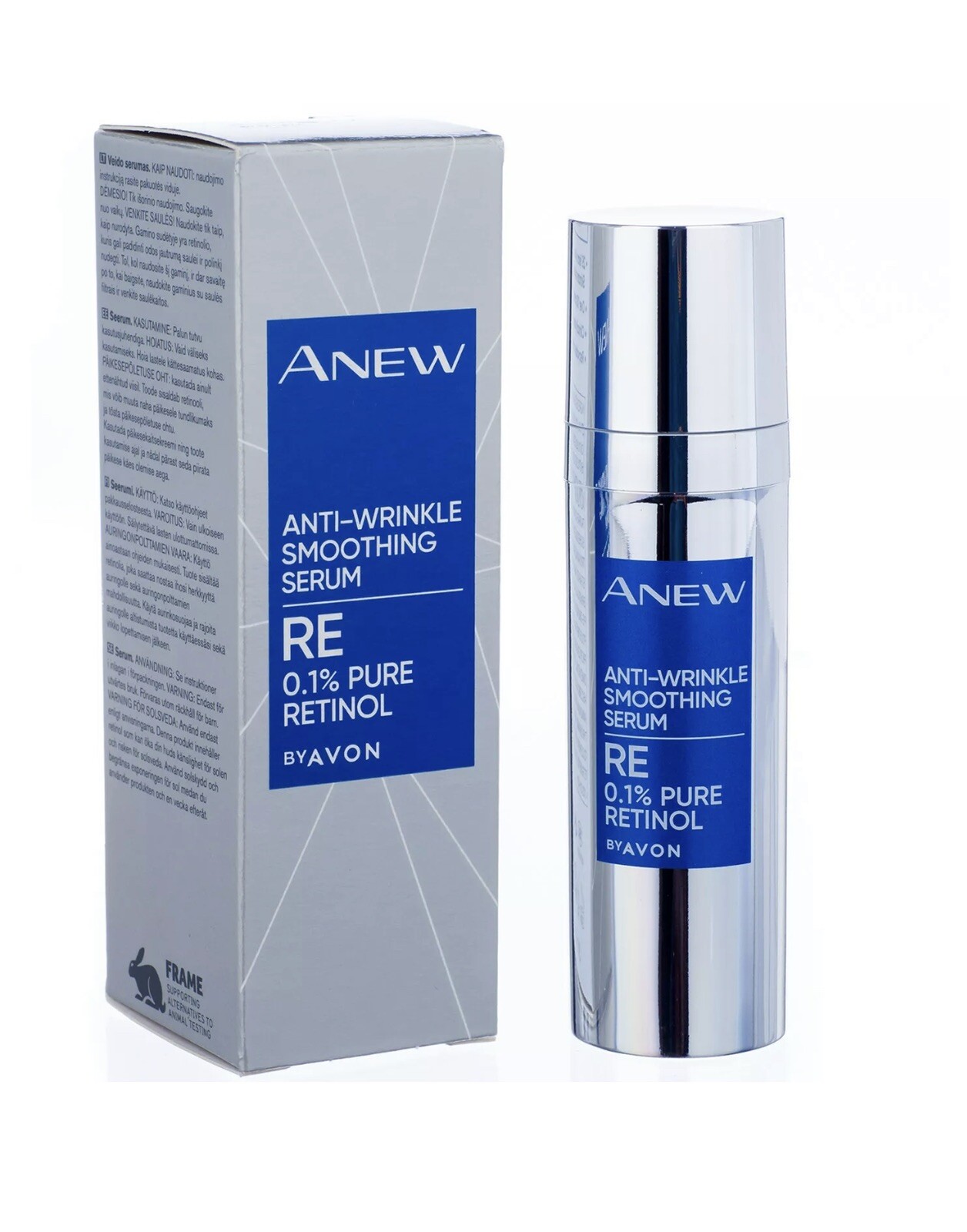 AVON ANEW ANTI-WRINKLE SMOOTHING SERUM 30ml with 0.1% PURE RETINOL by ...