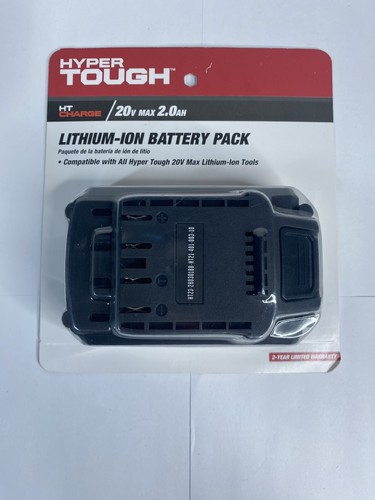 Hyper Tough HT Charge 20V Max 2.0AH Lithium-Ion Battery Pack - New | eBay