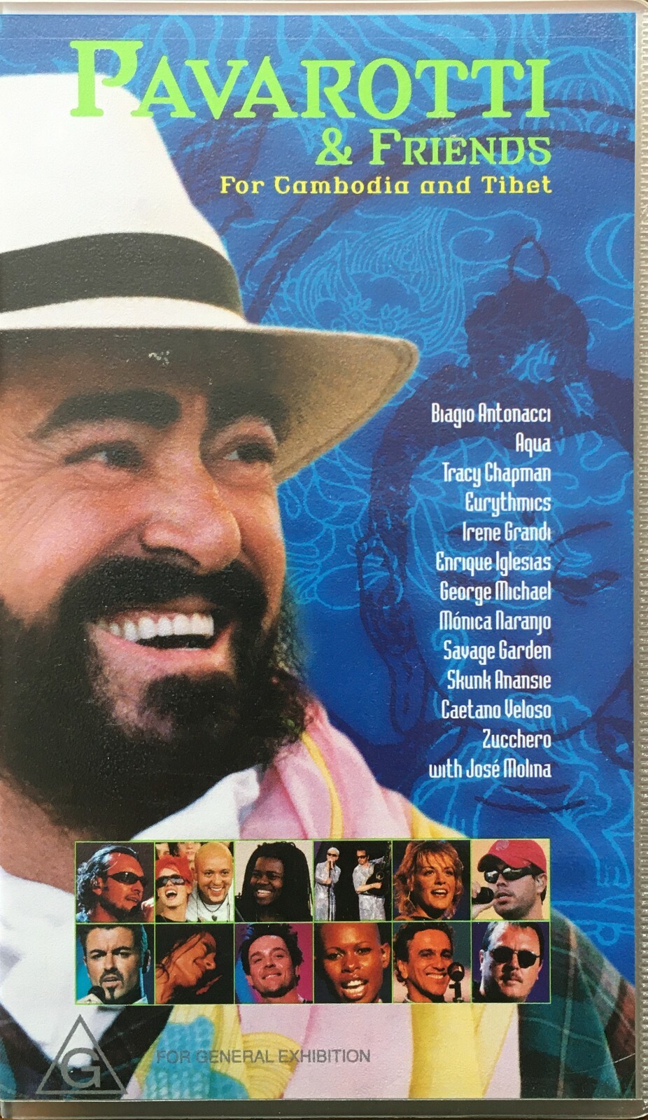 PAVAROTTI & FRIENDS FOR CAMBODIA AND TIBET RARE VHS PAL VIDEO | eBay
