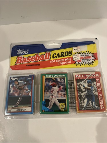 SEALED 1989 Topps Batting Leaders Commemorative Set 100 Cards Kmart ...