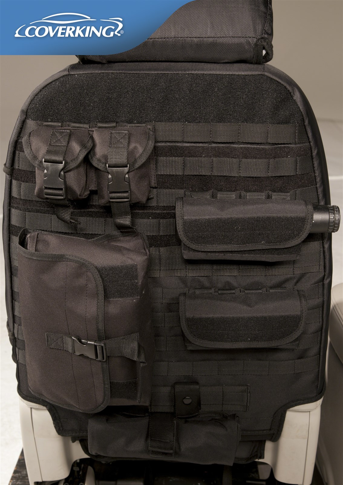 Coverking Custom Tactical Seat Covers Ballistic Canvas Front Row - 3 ...