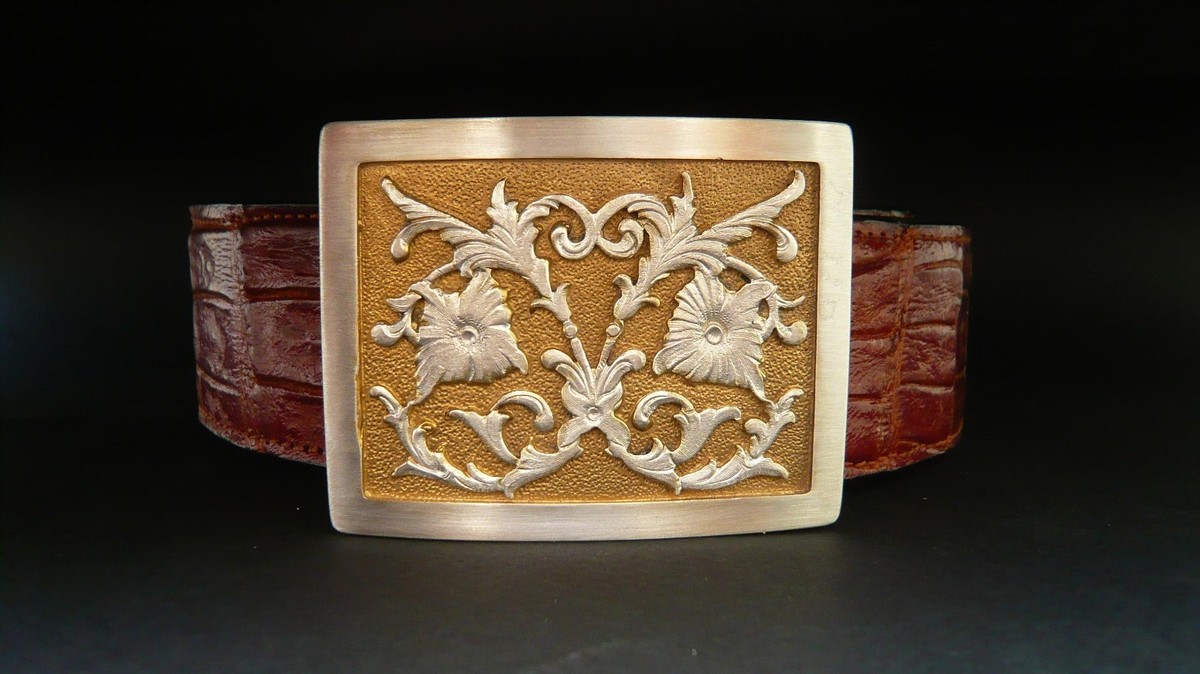 Custom Sterling Silver Belt Buckles