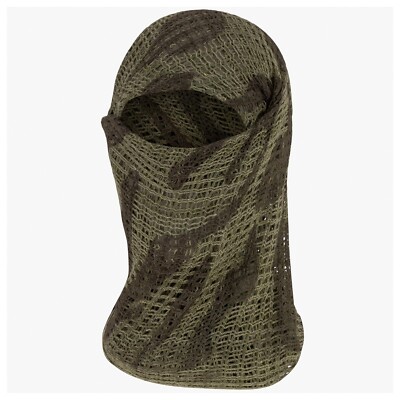 Highlander Scrim Net Scarf Woodland Camo British Army Face Sniper Veil ...