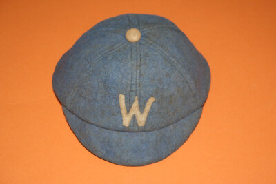 RARE Antique 1920's WASHINGTON SENATORS wool short brimmed Baseball Cap Hat | eBay