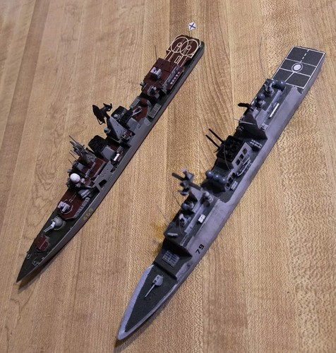 1/700 Concept Destroyer Lot - Russian Project 1156 And Aussie DDG2000 ...