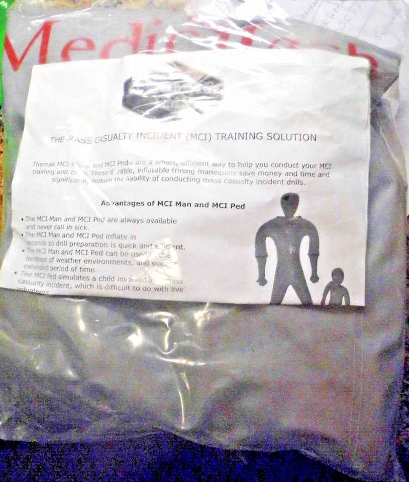 Training Inflatable Mannequin Manikin MEDICTECH MCI Man Thomas EMS NEW ...